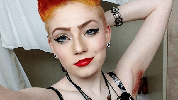 Colourful Hairy Lady Armpits Nova Fm